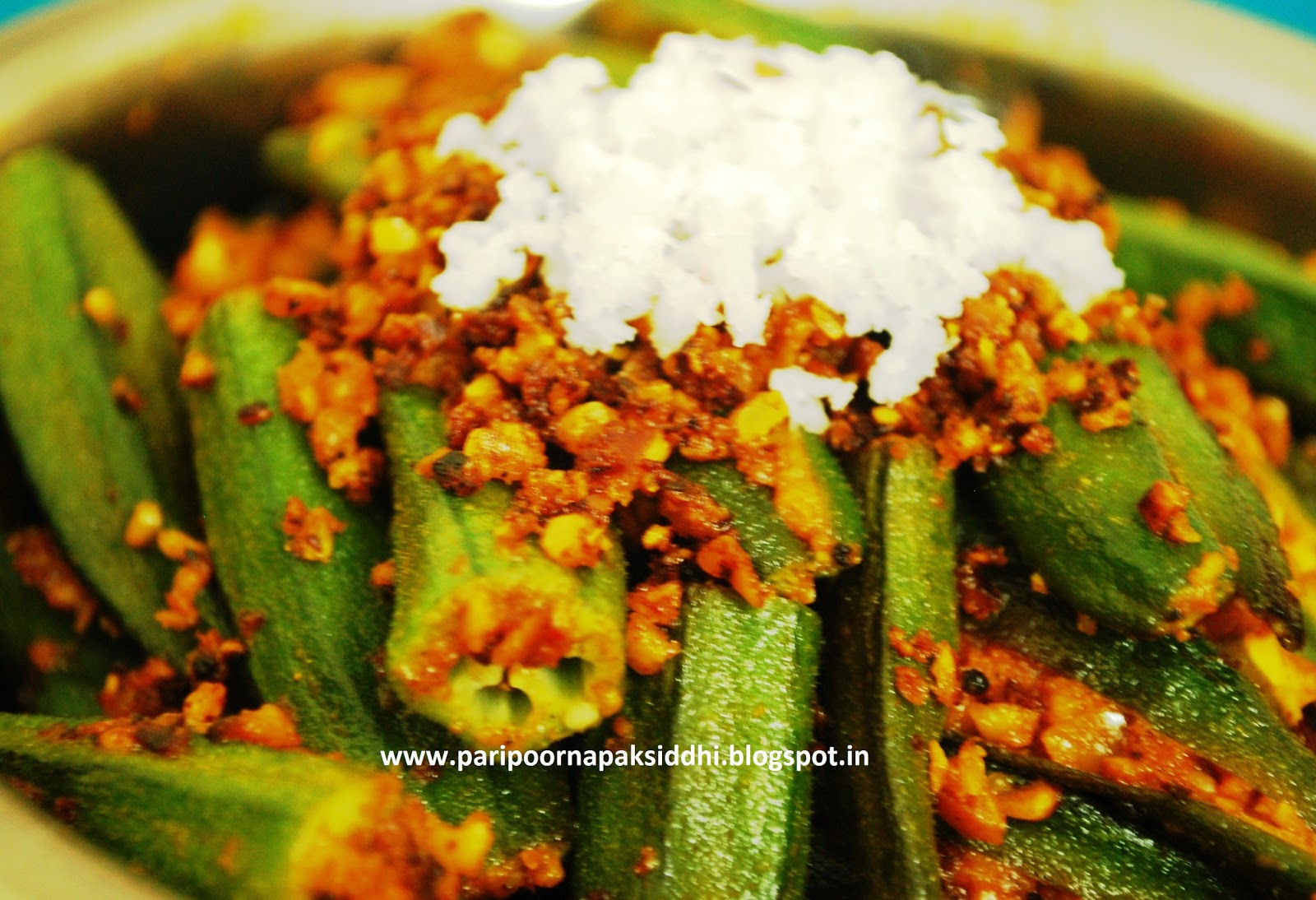 Paripoorna Paksiddhi : BHARLI BHENDI (STUFFED OKRA)