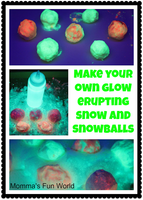 Make your own erupting glow snow - Recycling Center