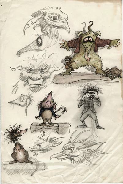 Labyrinth Movie Characters Drawings