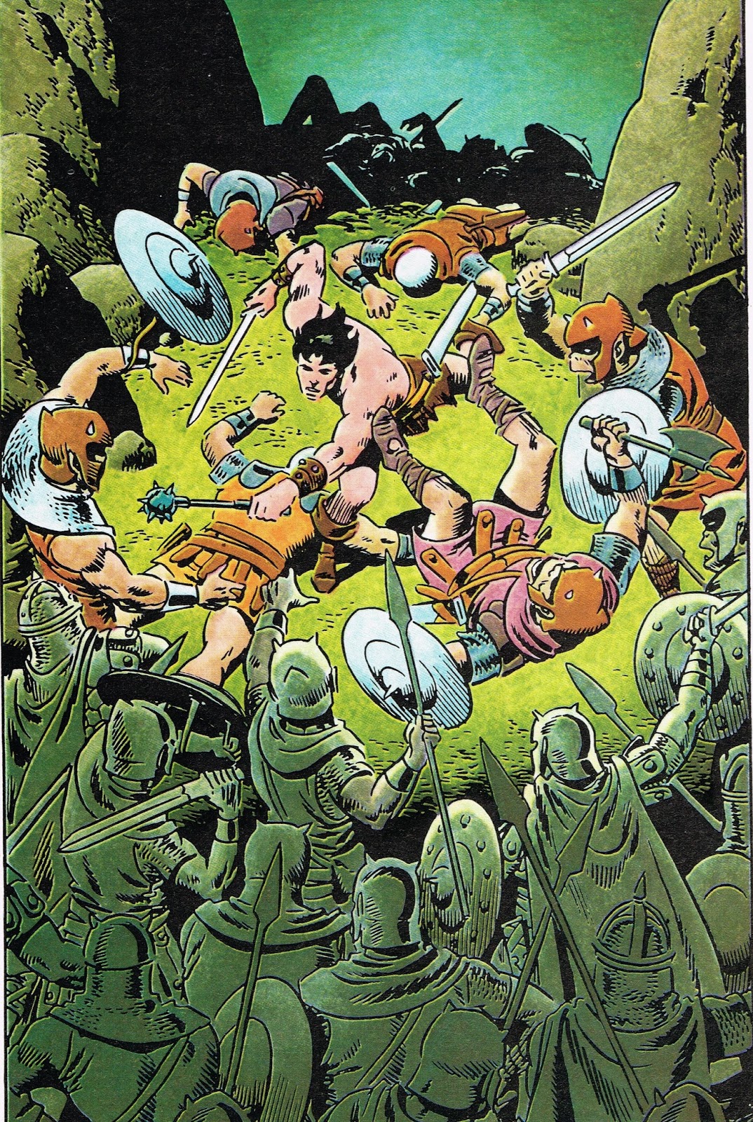 Cap'n's Comics: Wizard King Panel by Wally Wood