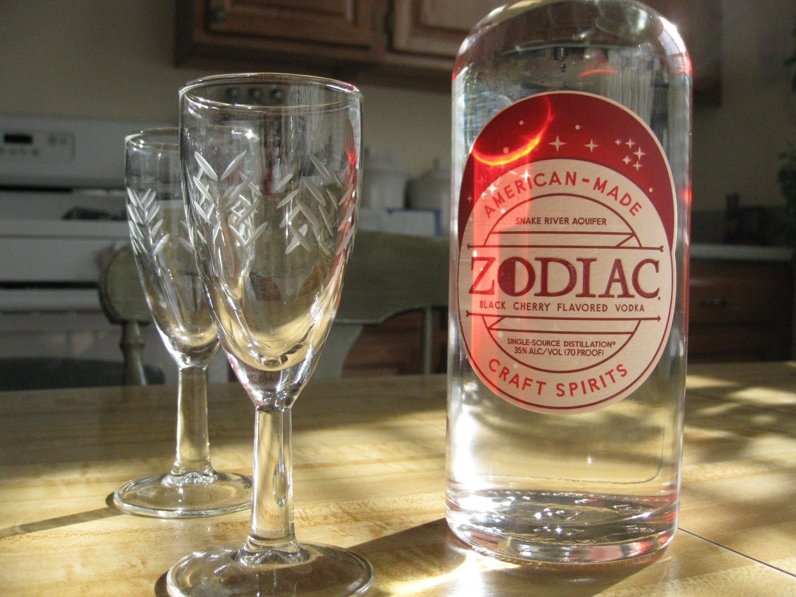 Casual Kitchen: Review: Zodiac Black Cherry Vodka