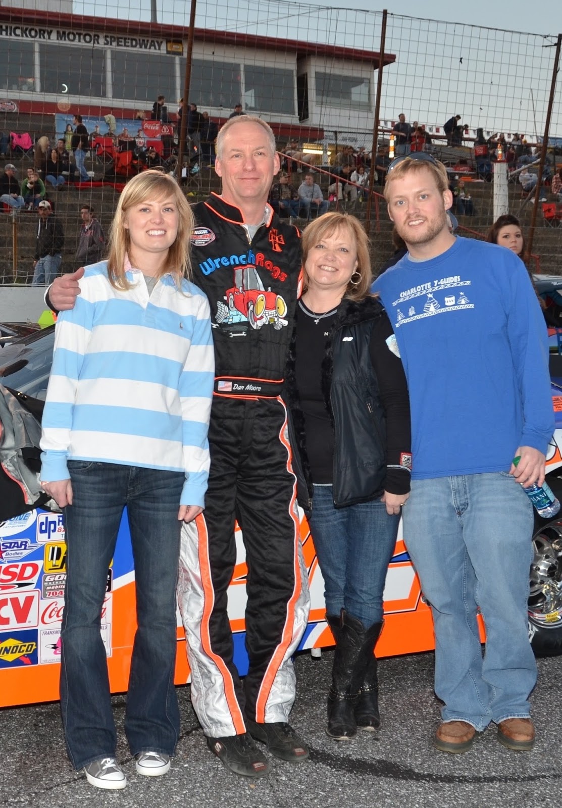 The Auto Racing Journal: Moore family at Hickory