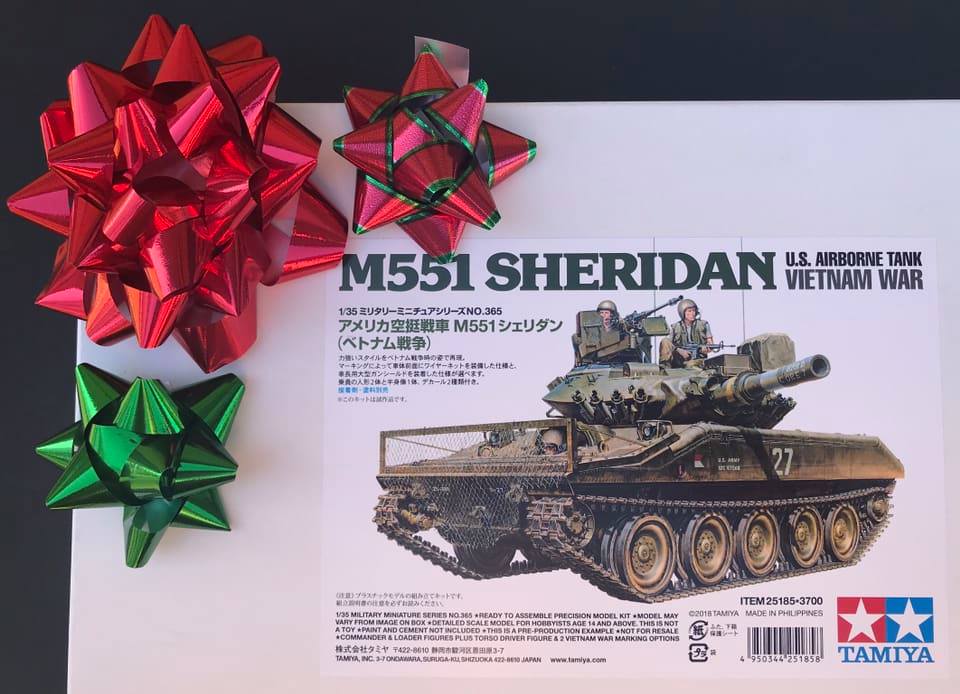 NEW! Tamiya "M551 Sheridan tank" - test-shot prototype. | planetFigure ...