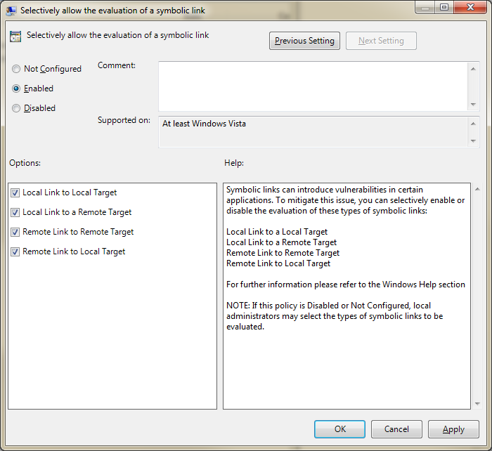 Virtualize The World The Symbolic Link Cannot Be Followed