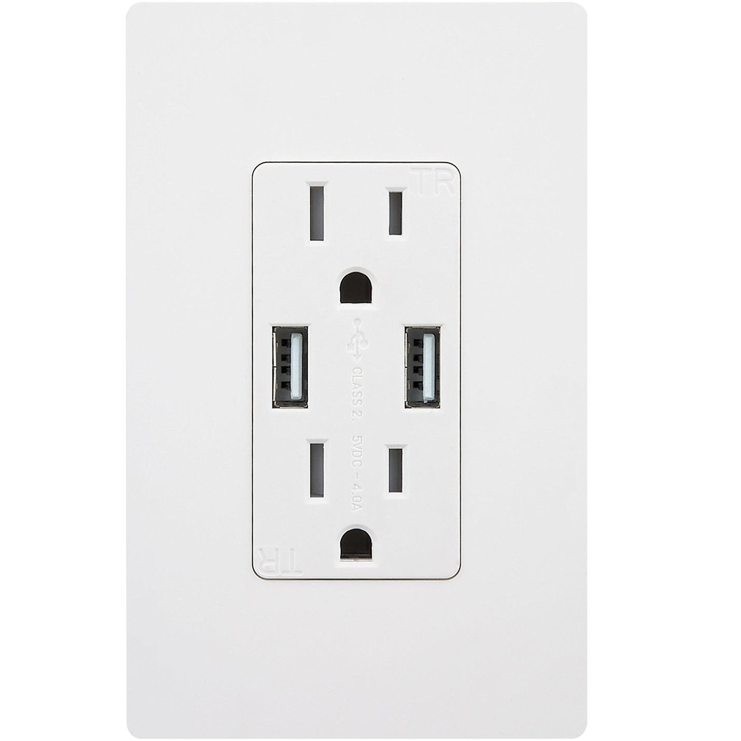 Outlet with built in USB -- a must have! | Thrifty Decor Chick ...