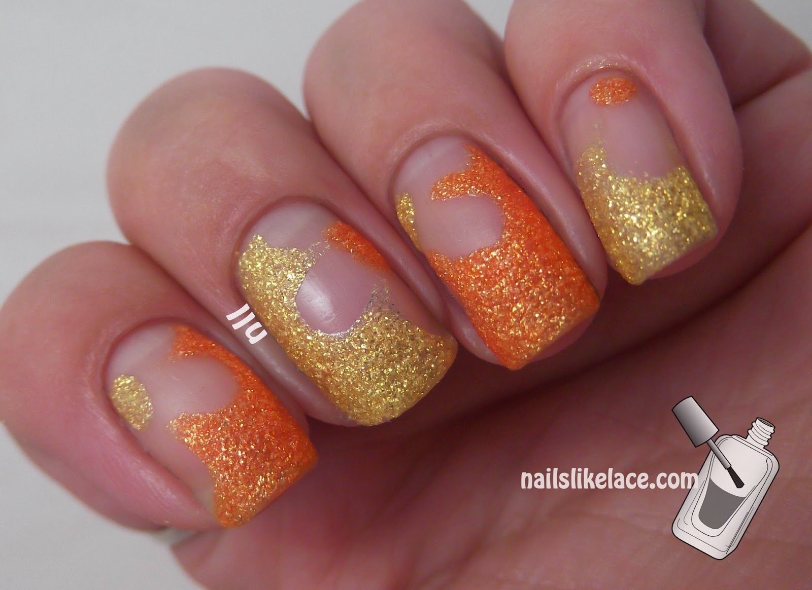 NailsLikeLace: Textured Floral Cutout Nails