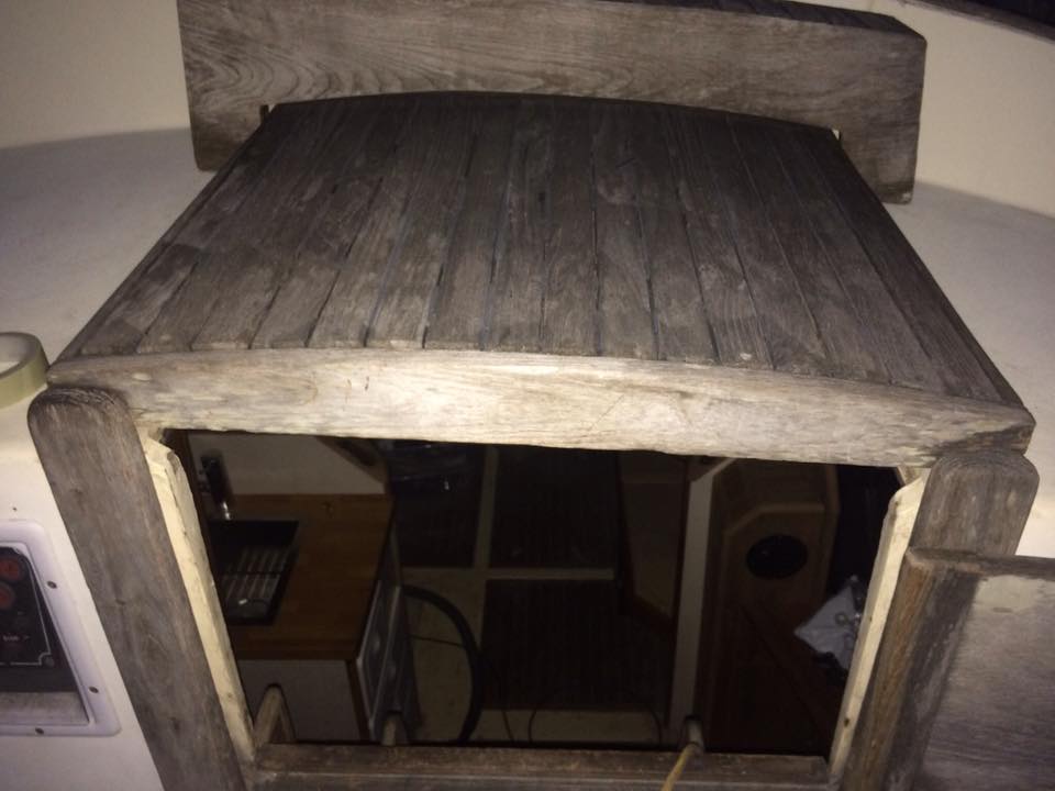 The Incredible Hull: Sliding companionway hatch.....finally!