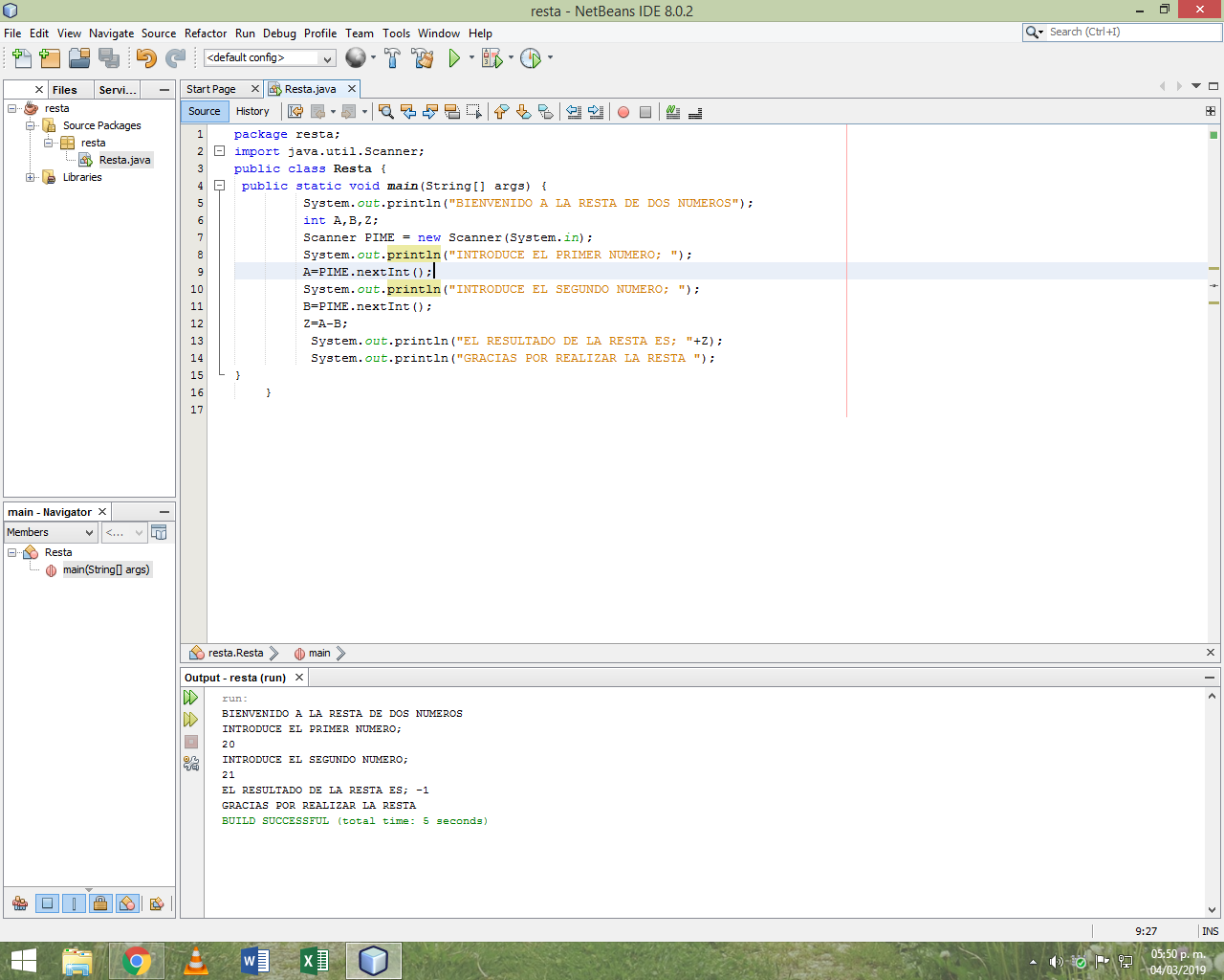 Algoritmo Y Lenguaje De Programación Resta De Numeros Lucidchart
