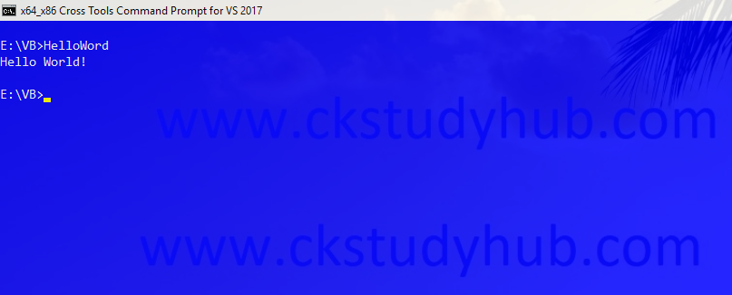 How to Show Hello Word! in VB.NET (Visual Basic)