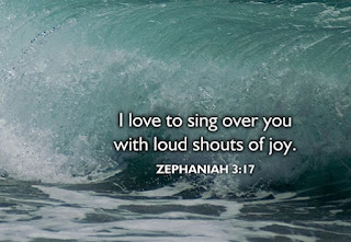 IMMANUEL GOD WITH US: I love to sing over you with loud shouts of joy.
