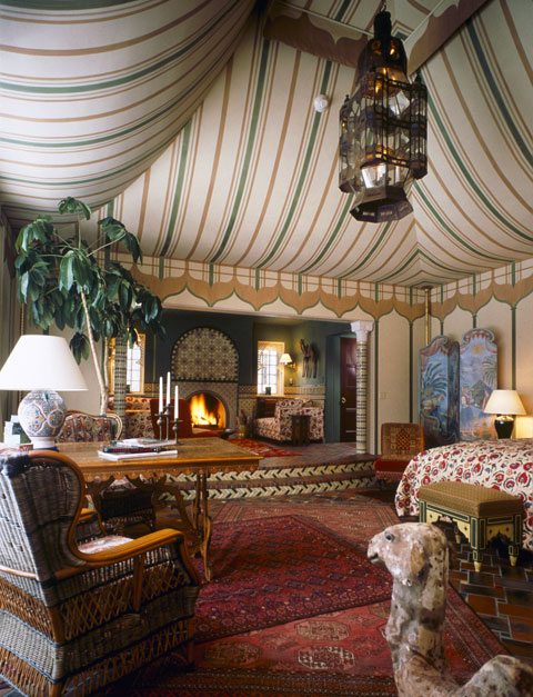 Eye For Design: Tented Ceilings......Add Some Drama To Your Interiors