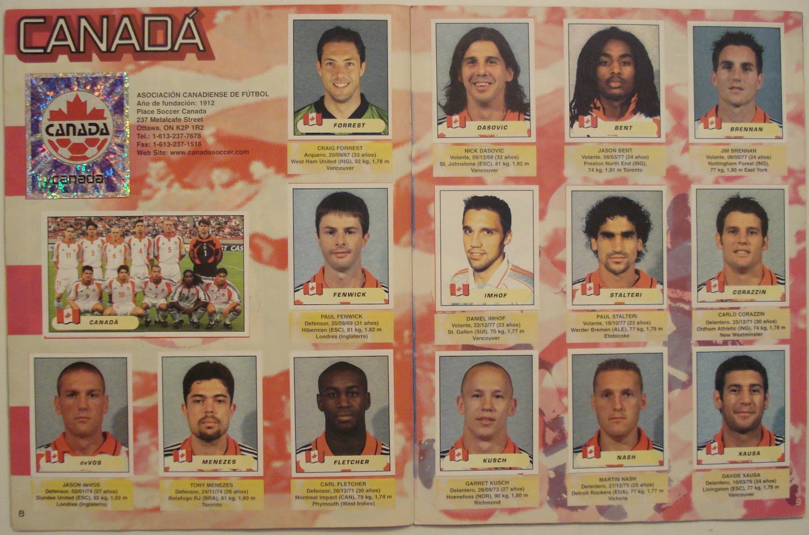 Paninista: Copa América 2001