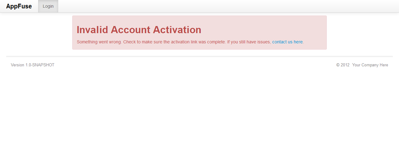 Operator New: Adding Signup email confirmation to AppFuse