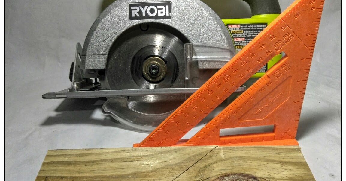 Use your Speed Square as a Fence with your Circular Saw
