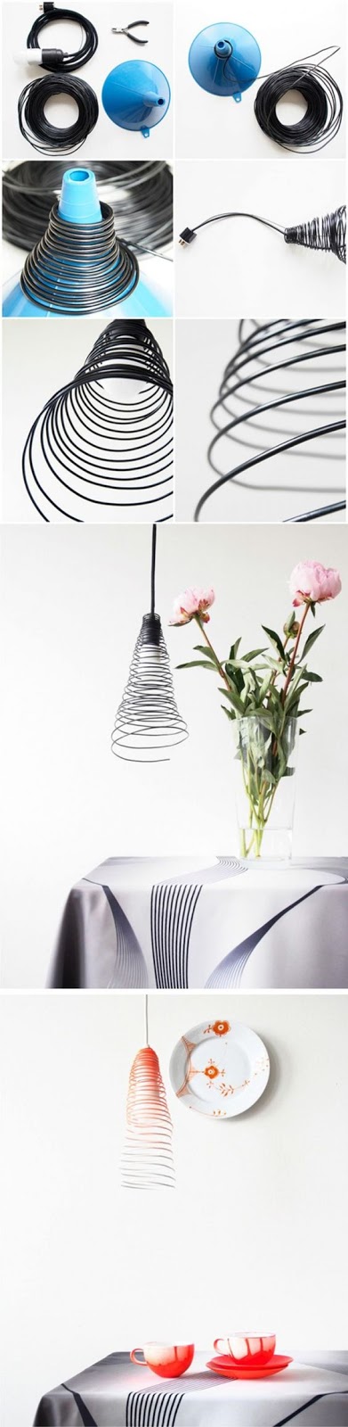 23 Luminárias artesanais para fazer Blog de Decoração Reciclar e Decorar