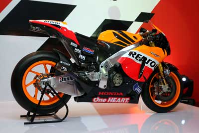Interesting: Honda secretly tested a new 1000cc engine for MotoGP 2012