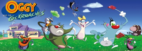 Famous Cartoons: Oggy and the Cockroaches - Brainchild