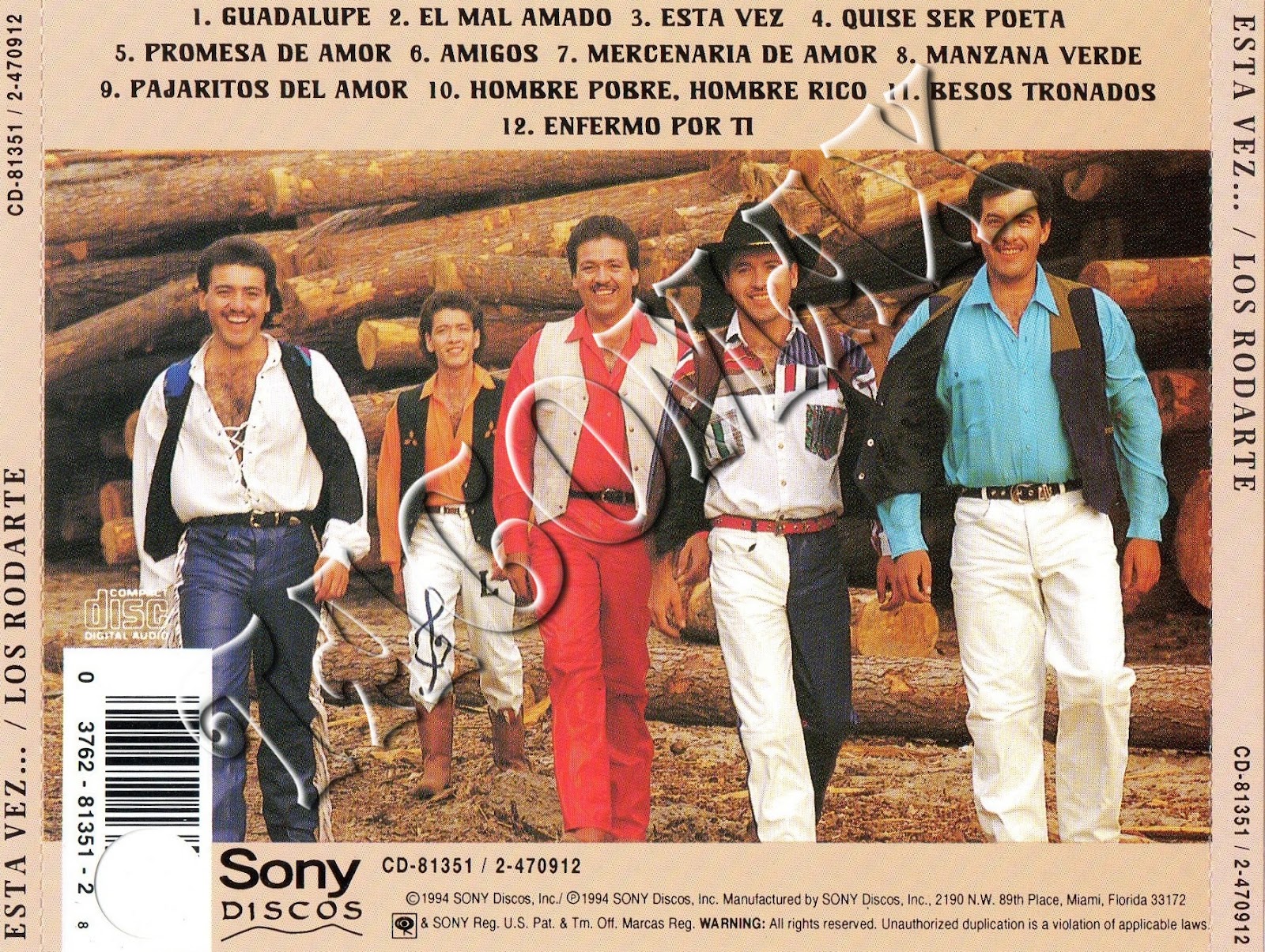 sɐɹǝdnɹƃ sǝuoıɔɔǝΙoɔ: Los Rodarte-Esta Vez