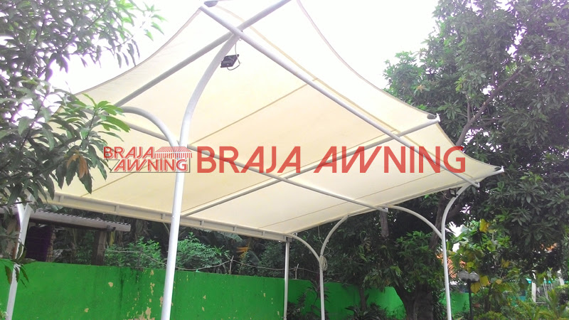 Desain tenda membrane denagn atap kain - Kanopi kain Jakarta