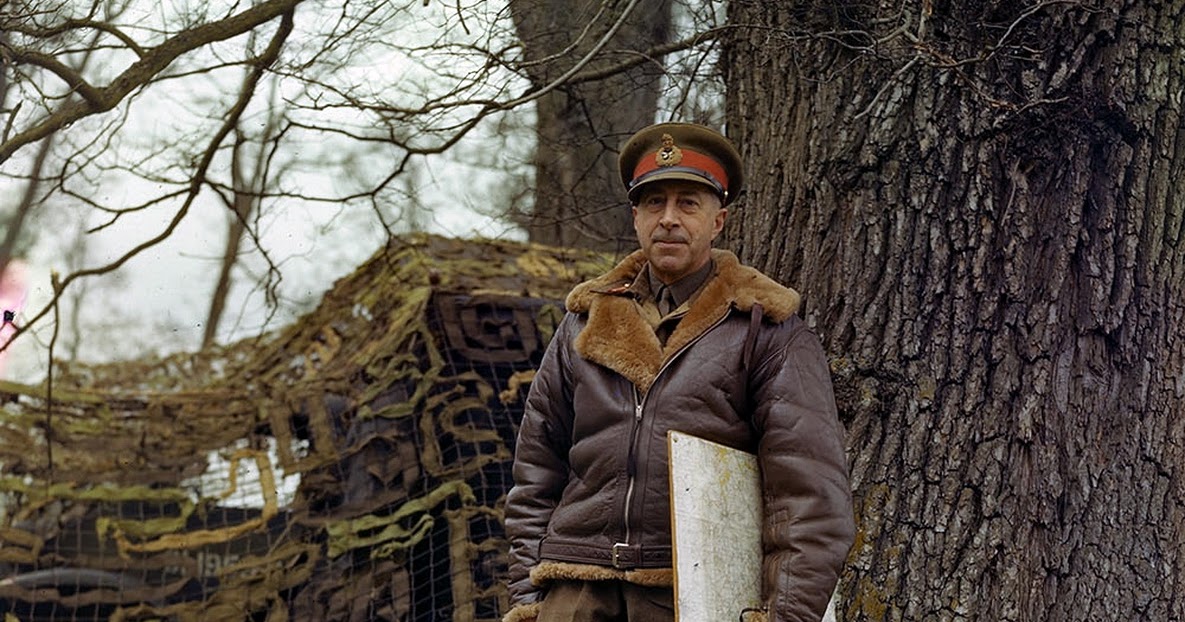 World War II in Color: General Harry Crerar Just Before Going to France ...