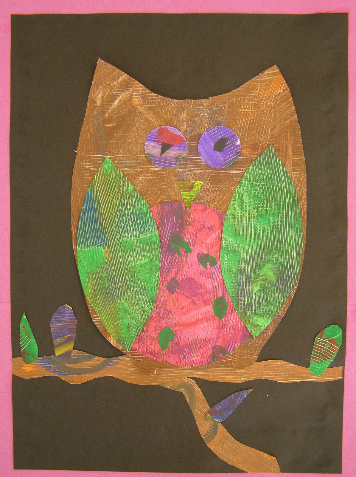 Welcome to Mrs. Peterson's Art Class!: Eric Carle Collages