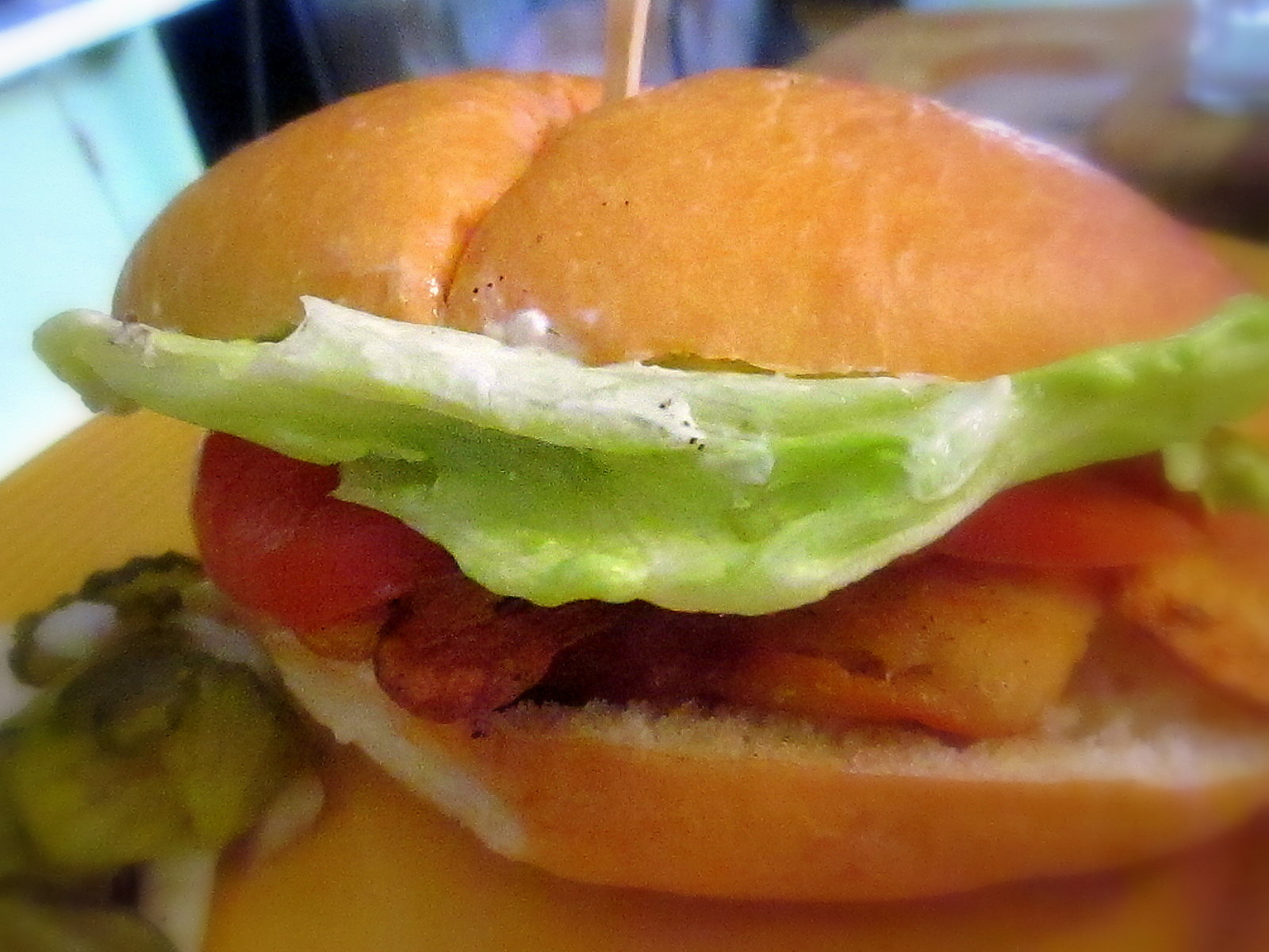 California Girl's Southern Fried Fusion: Fish & Chips on a Bun!