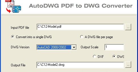 PDF to DWG Converter ~ Cad Tutorial Pdf