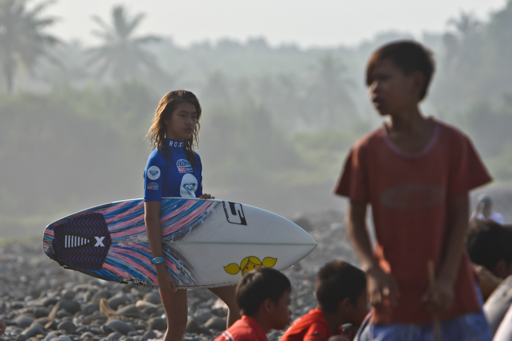 Surfing In Malaysia: Surfer Girls Pua and Salini Take On Cimaja Point ...