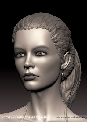 digital art works: Female anatomy study