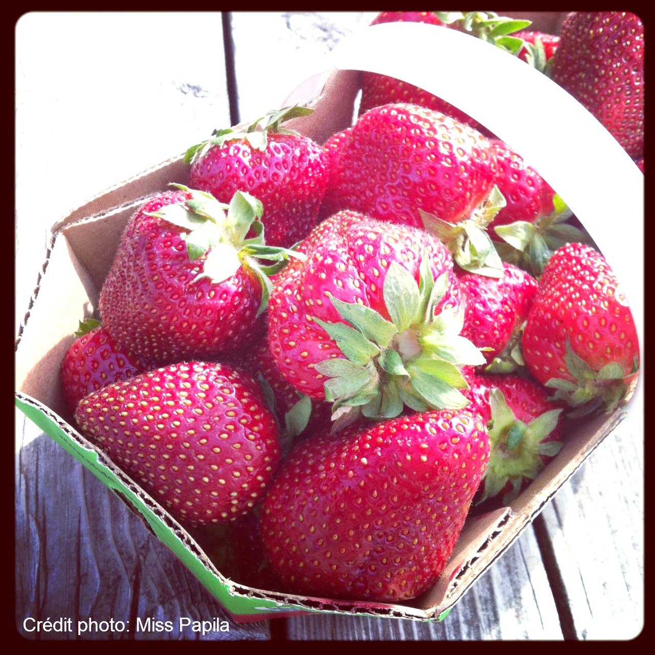 Miss Papila: La fraise du Québec et sa salade...