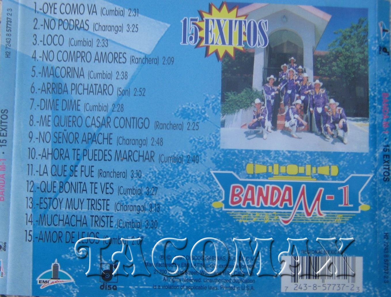 sɐɹǝdnɹƃ sǝuoıɔɔǝΙoɔ: Banda M 1 - 15 Exitos