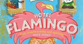 Momo celebrating time to read: Hotel Flamingo by Alex Milway