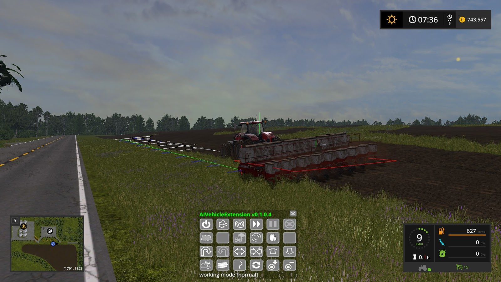 AUTO COMBINE E AUTO TRACTOR FS17