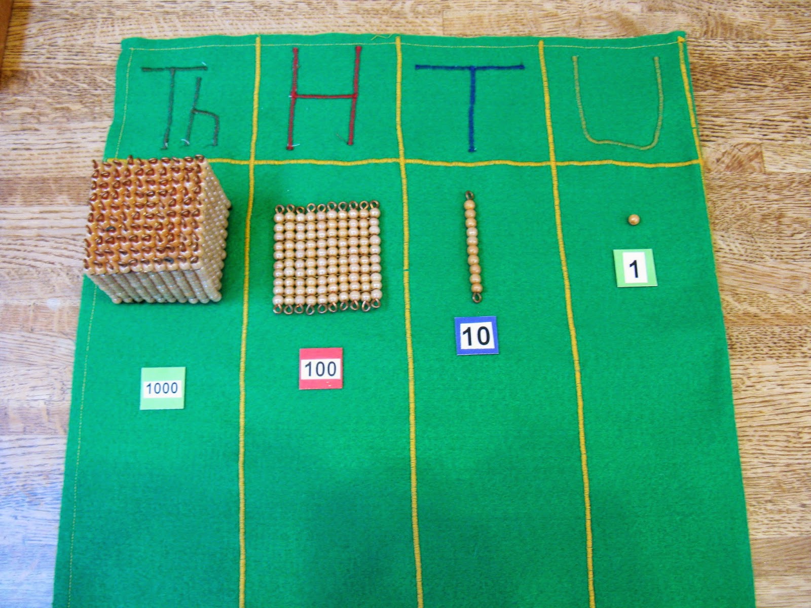 Montessori Study: Introducing the Stamp Game