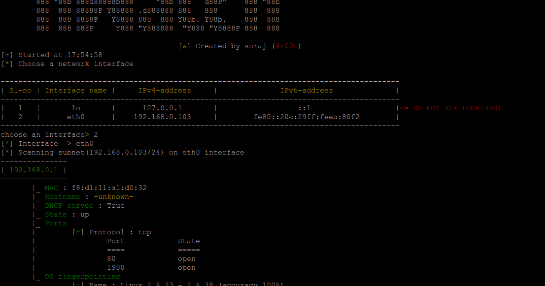 nWatch - Tool for Host Discovery, PortScanning and Operating System ...
