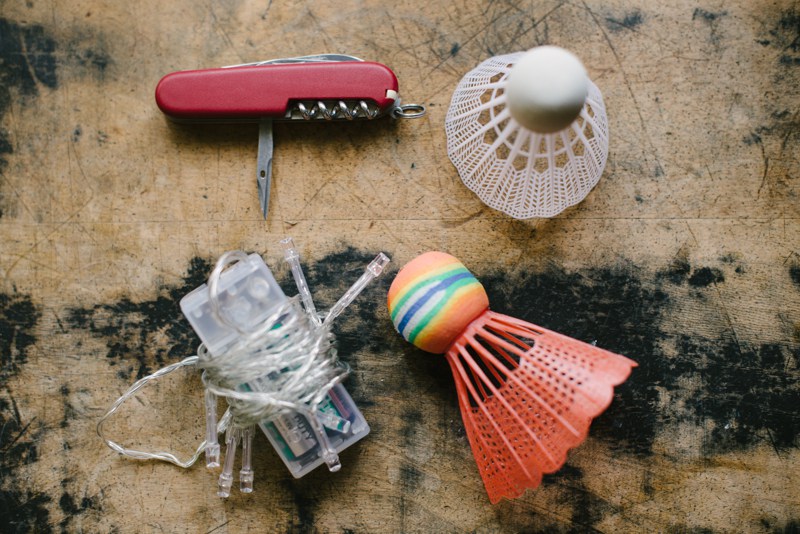 Reutilizar volantes de badminton - DIY / Upcycling shuttlecock - DIY ...