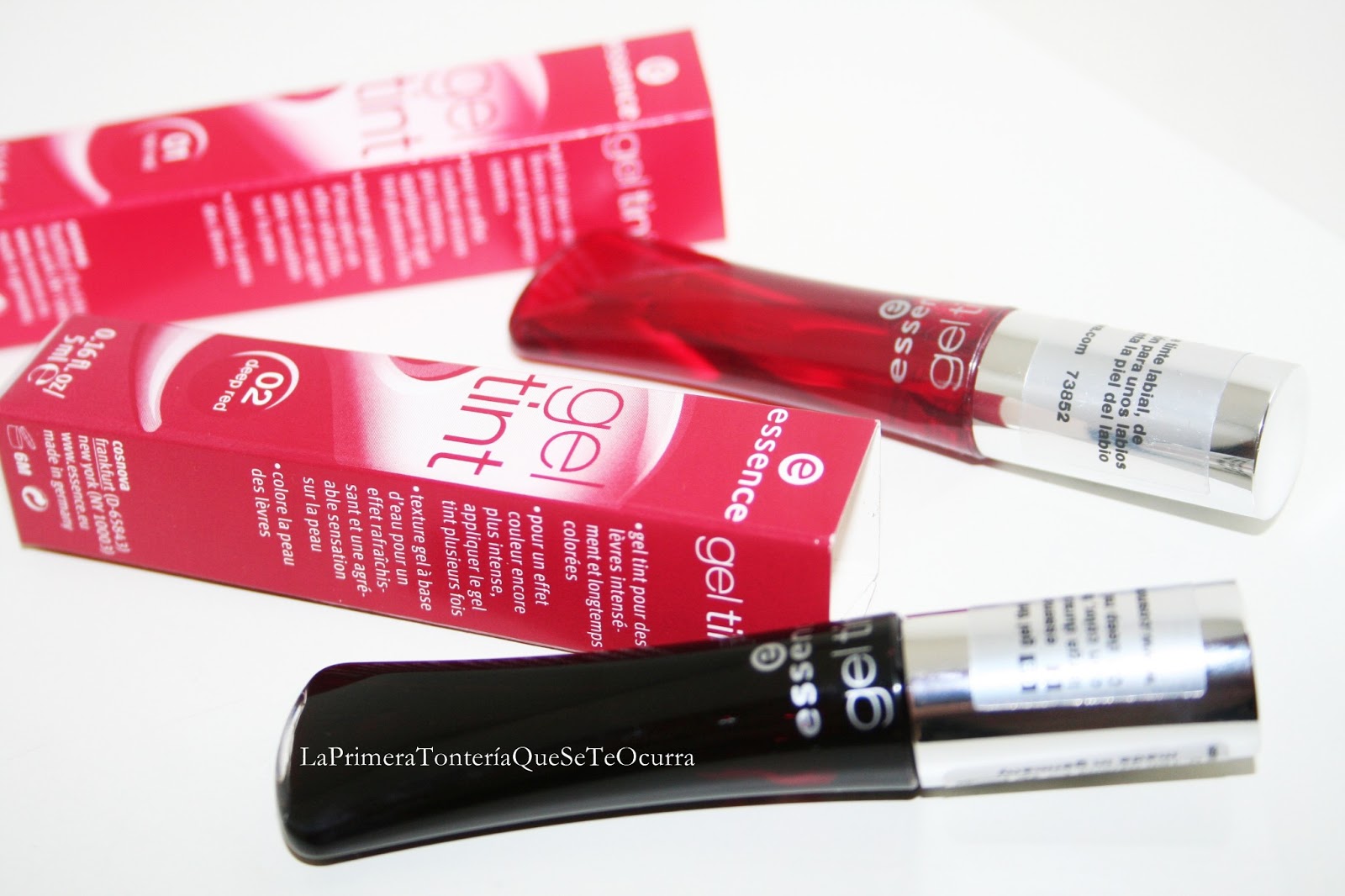 La primera tontería que se te ocurra: Tintes labiales: Gel Tint de Essence