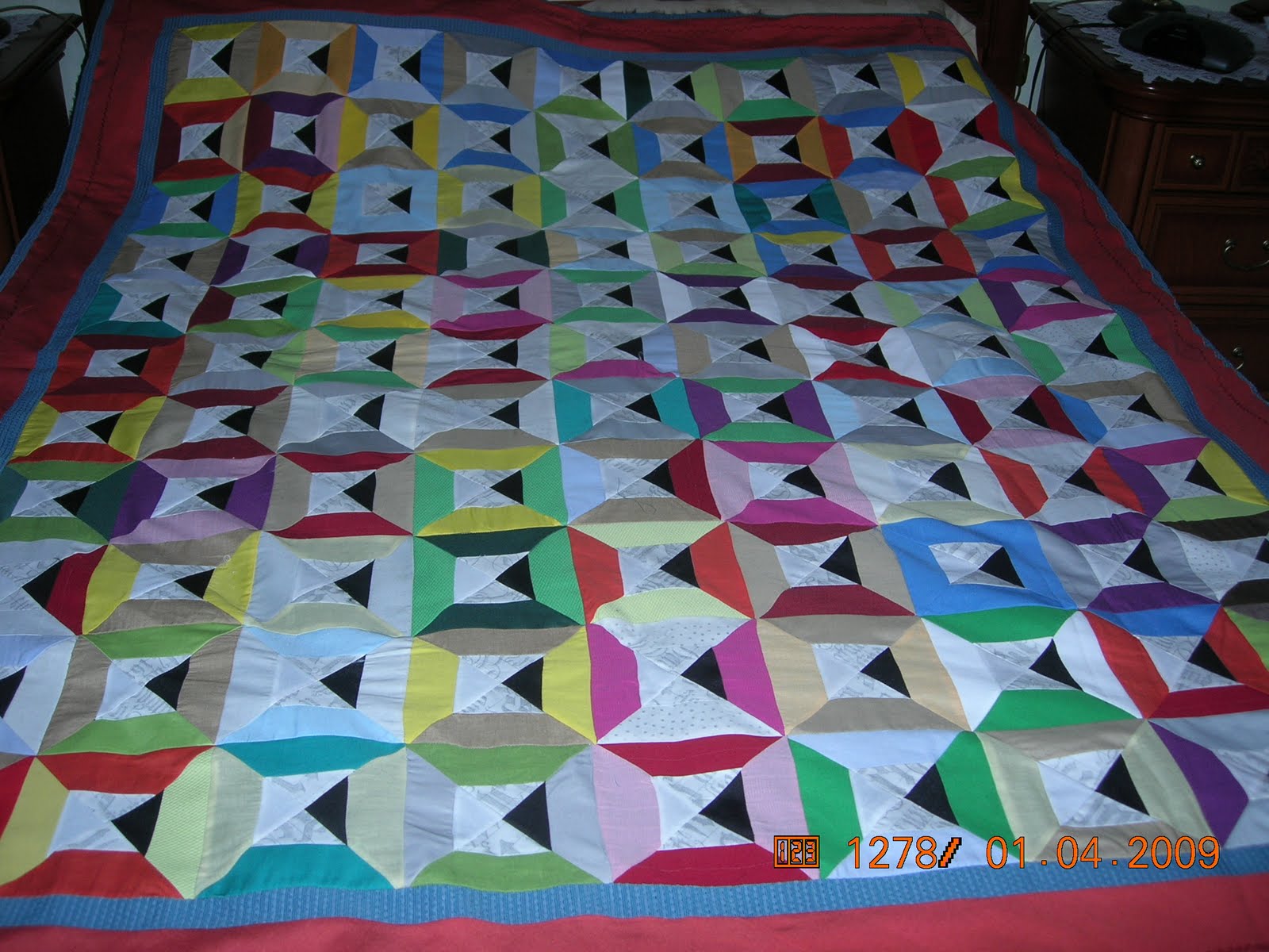 mantas patchwork de mari