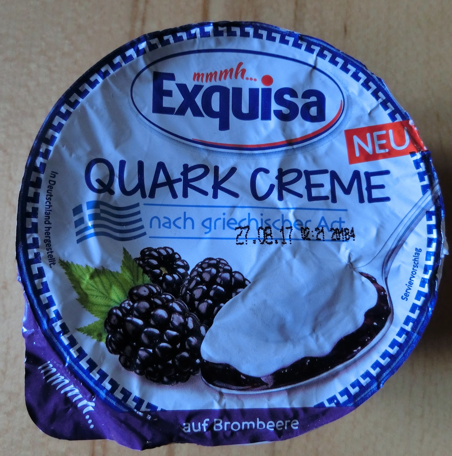 Ein kleiner Blog: Exquisa Quark Creme nach griechischer Art ...