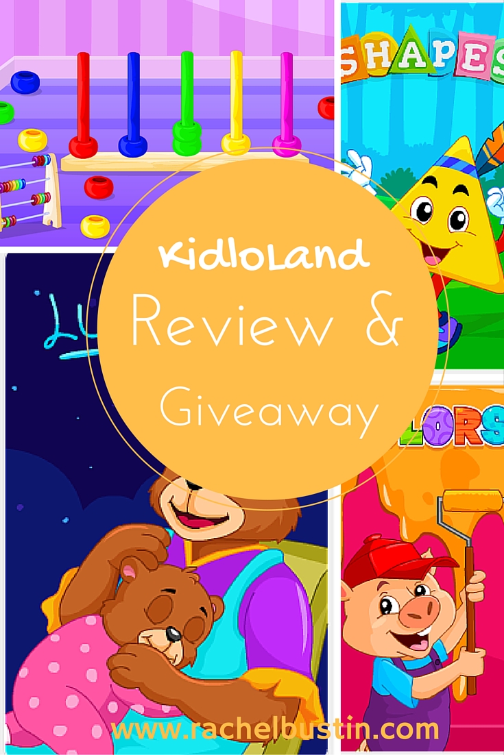 KidloLand App Review and Giveaway - Rachel Bustin