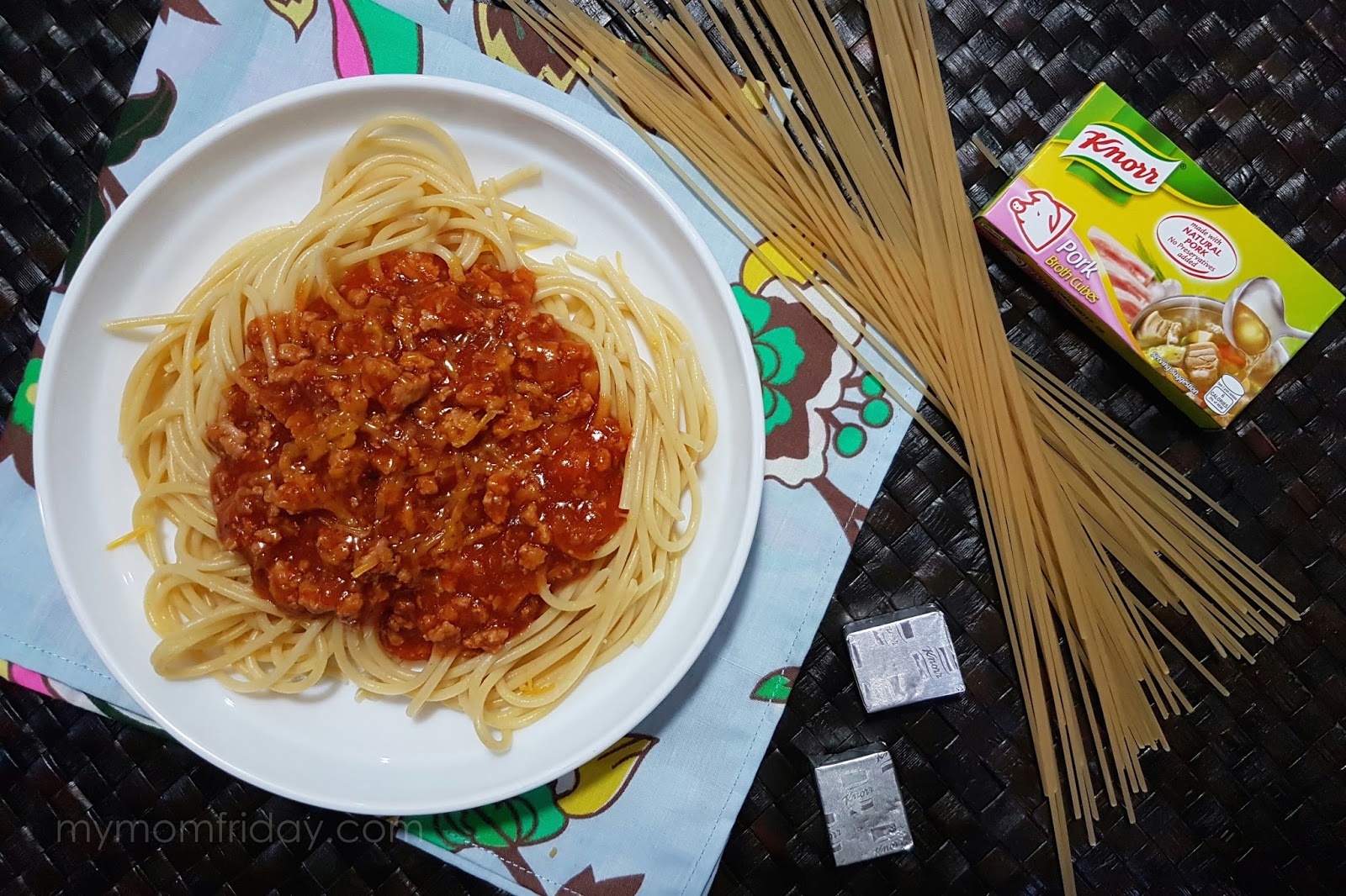 My Mom-Friday: Favorite Pinoy Sweet Style Spaghetti