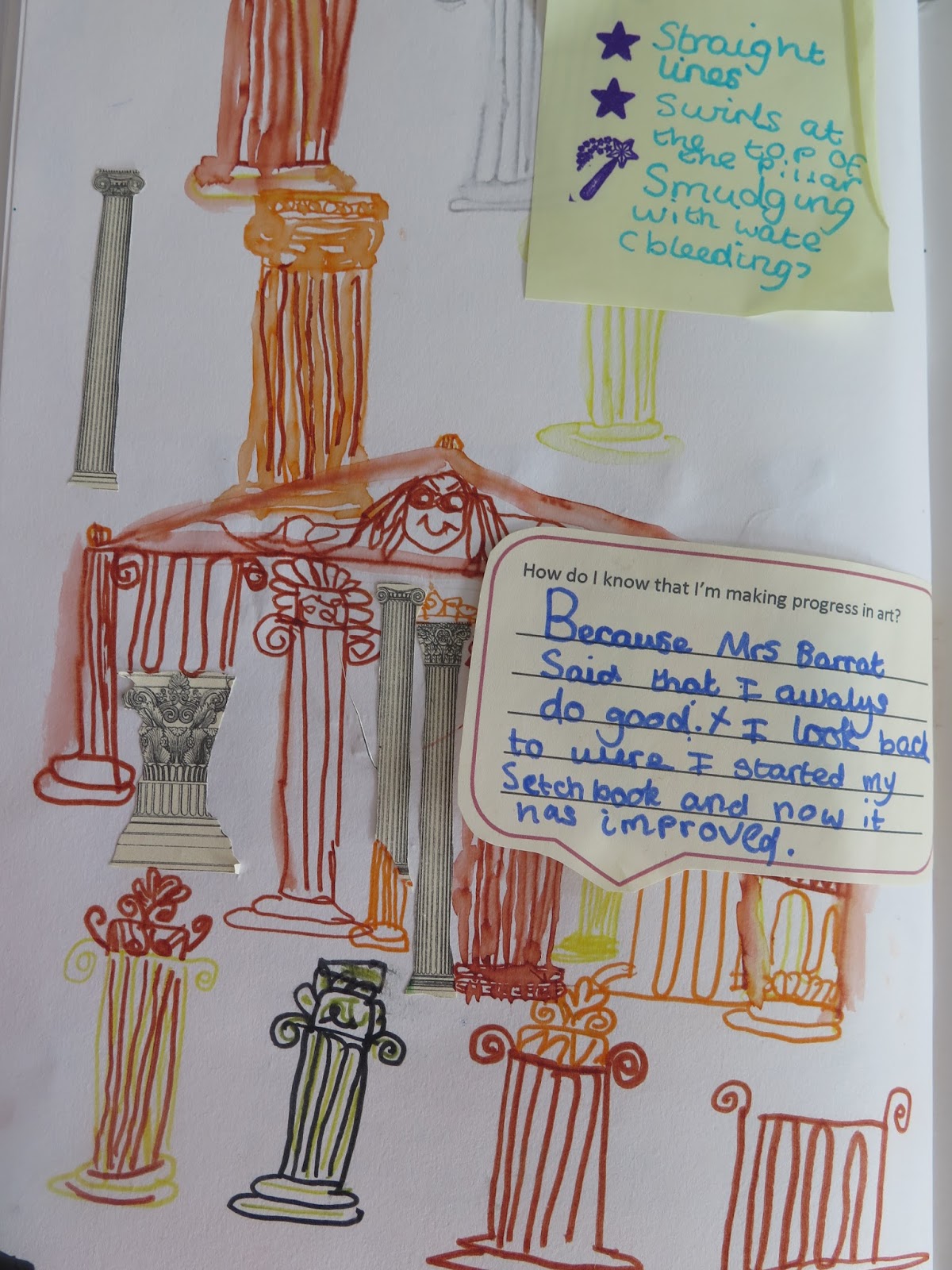 Ancient Greek Palaces Drawing