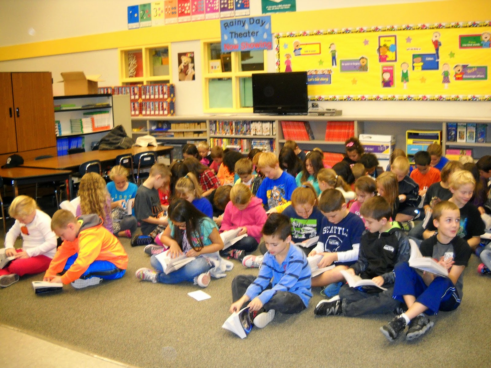 Rainier Lions Club: Third Graders Receive Dictionaries from Rainier Lions