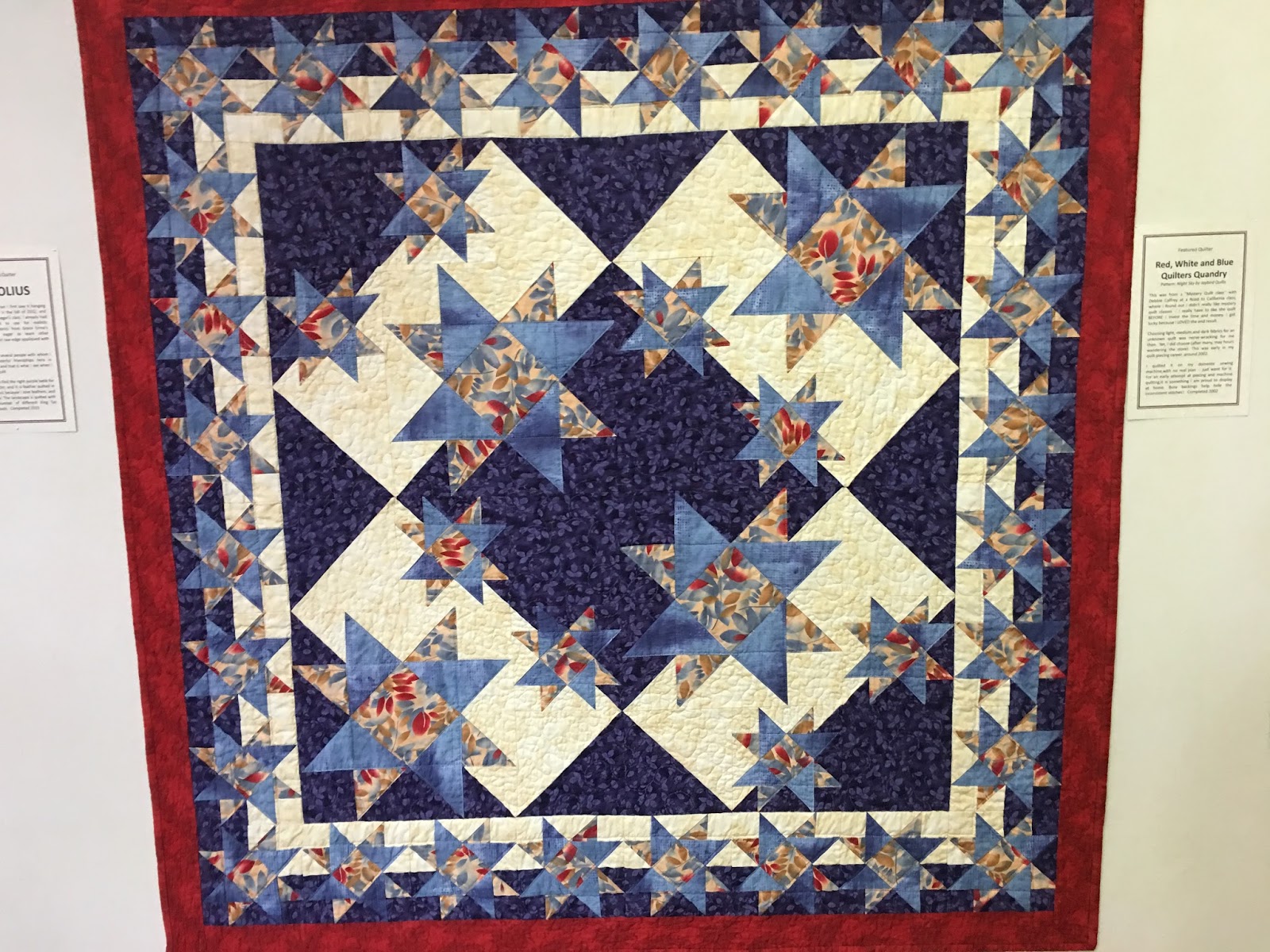 Barrister's Block: Quilt works small quilt show in October