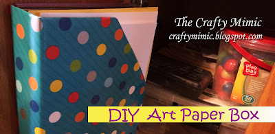 The Crafty Mimic: Art Paper Box