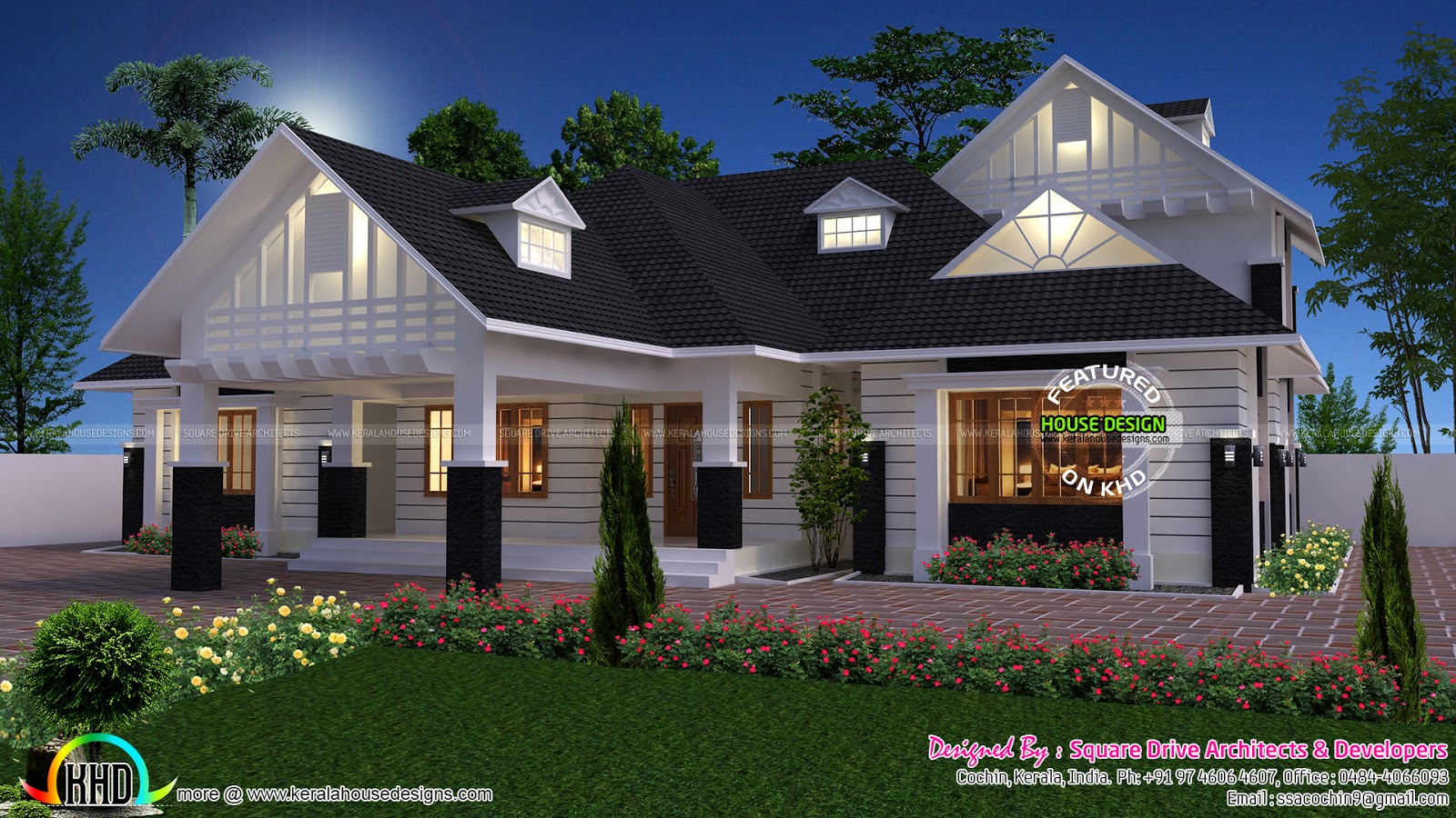 1654 sq-ft 3 bedroom attached house - Kerala Home Design and Floor ...