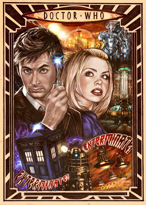 The Geeky Nerfherder: The Art Of 'Doctor Who'