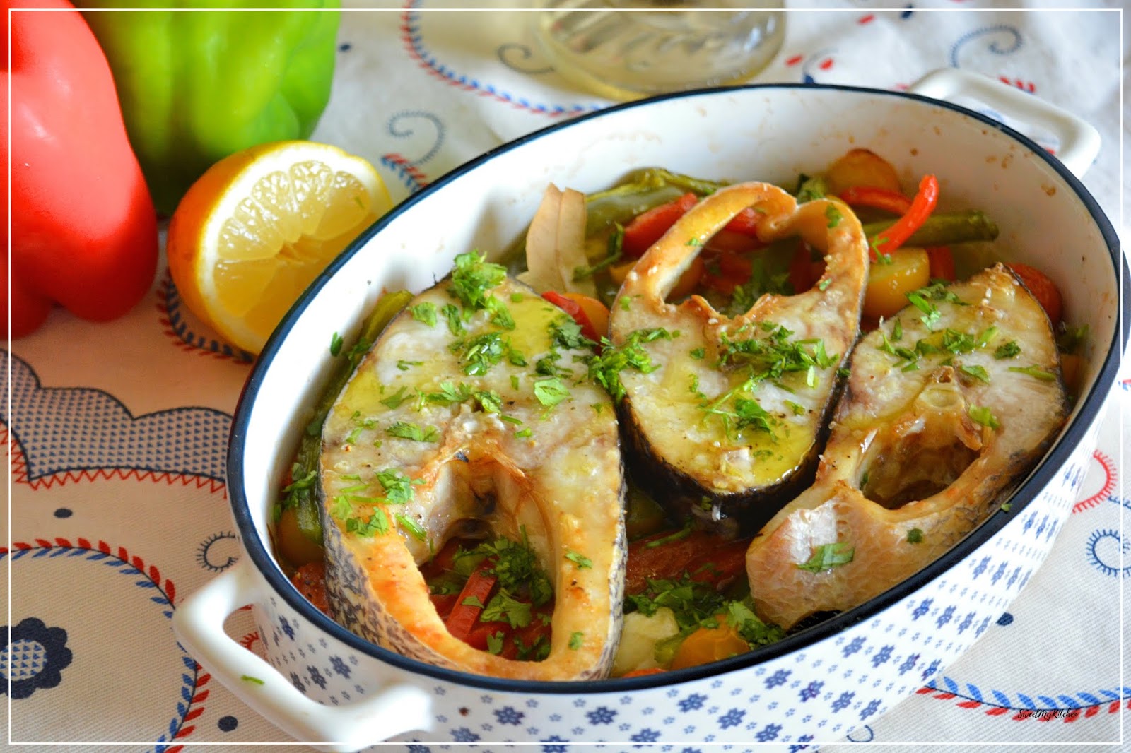 Sweet my Kitchen: Perca com legumes