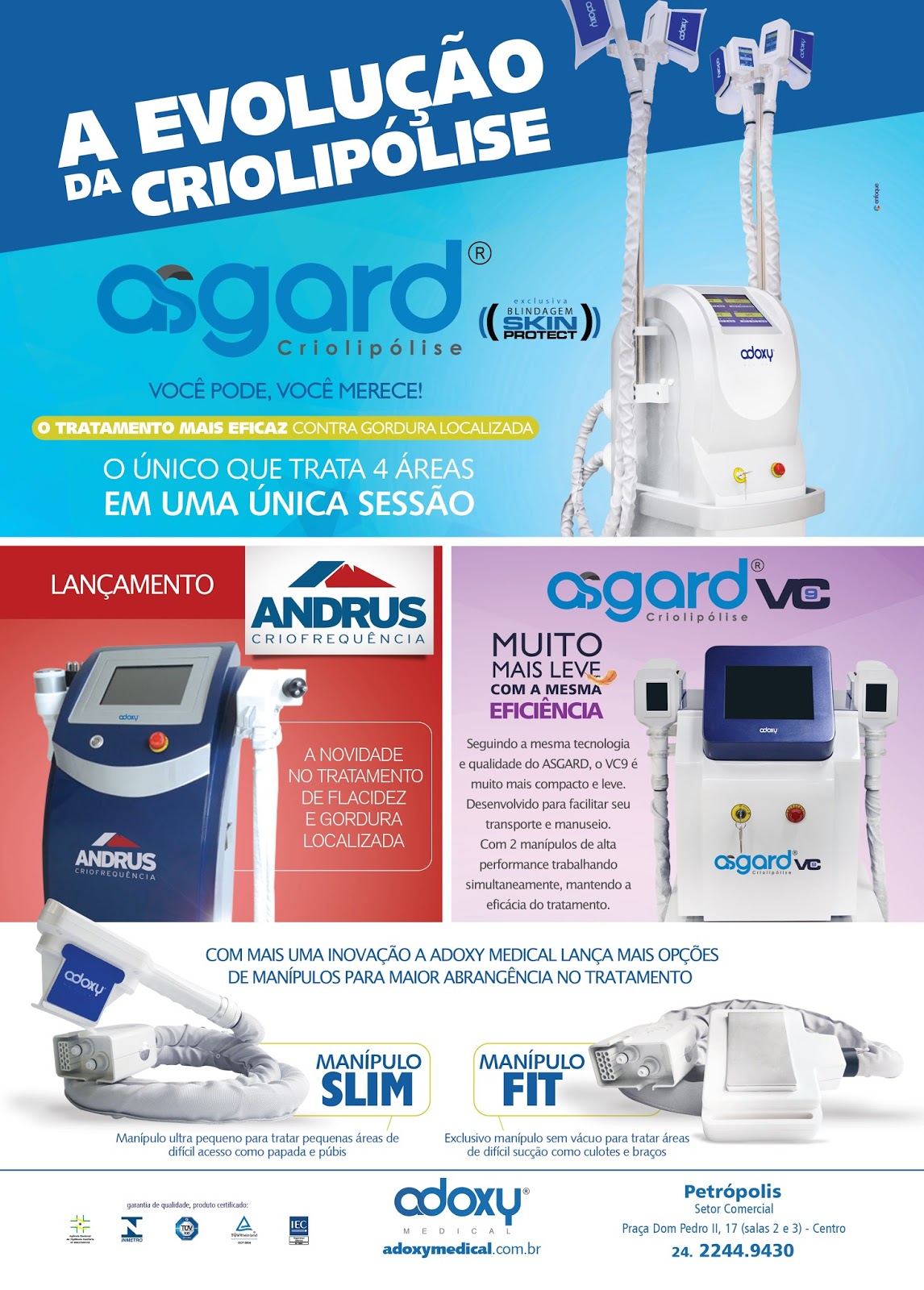 Adoxy Medical - Asgard Criolipólise