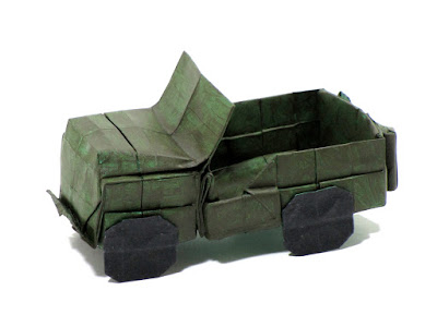 Mariano-Mi mundo el Origami: Jeep Willys M38A1